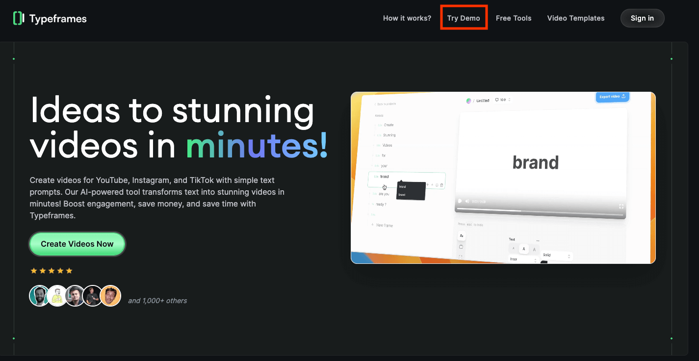 AI動画生成サービスTypeframesとは？使い方や料金は？ - Alternative Work